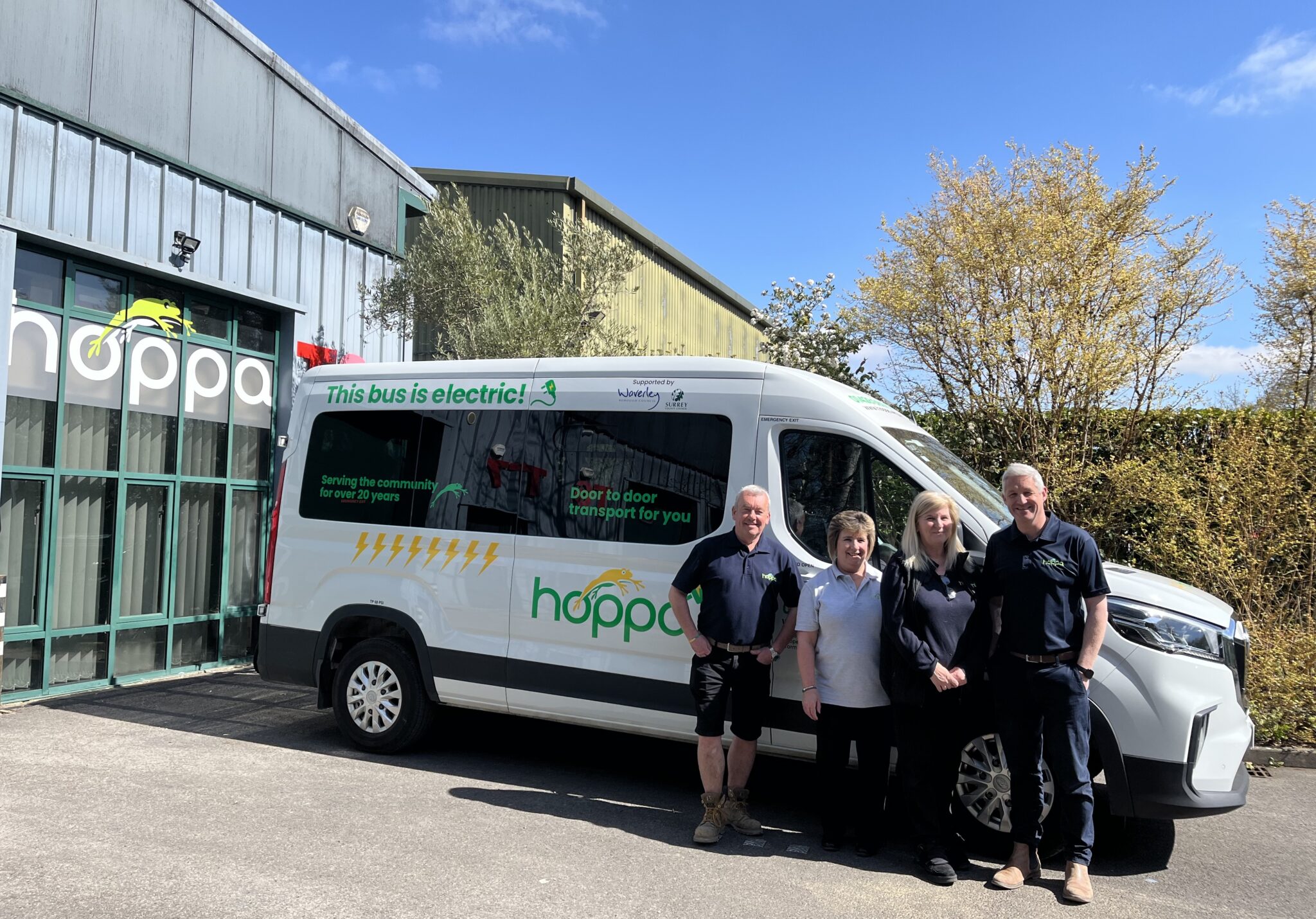 hoppa reaches milestone on its journey to net zero - Waverley Hoppa ...