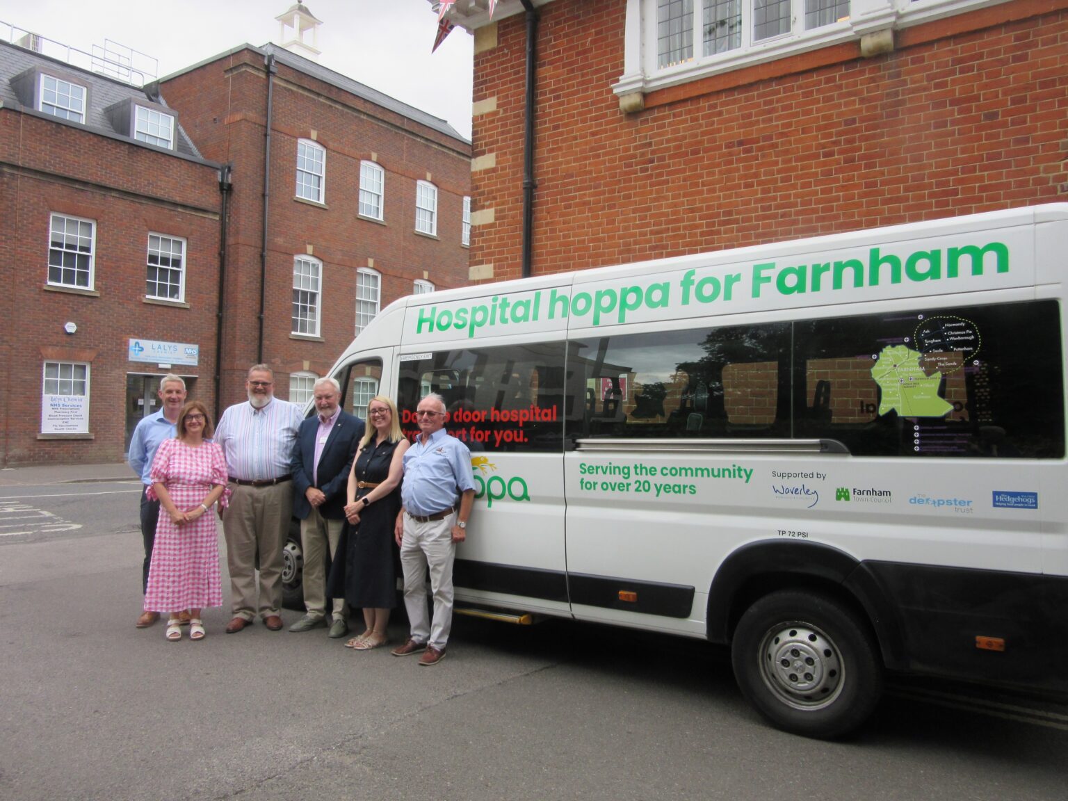 New Hospital hoppa service launches in Farnham - Waverley Hoppa ...